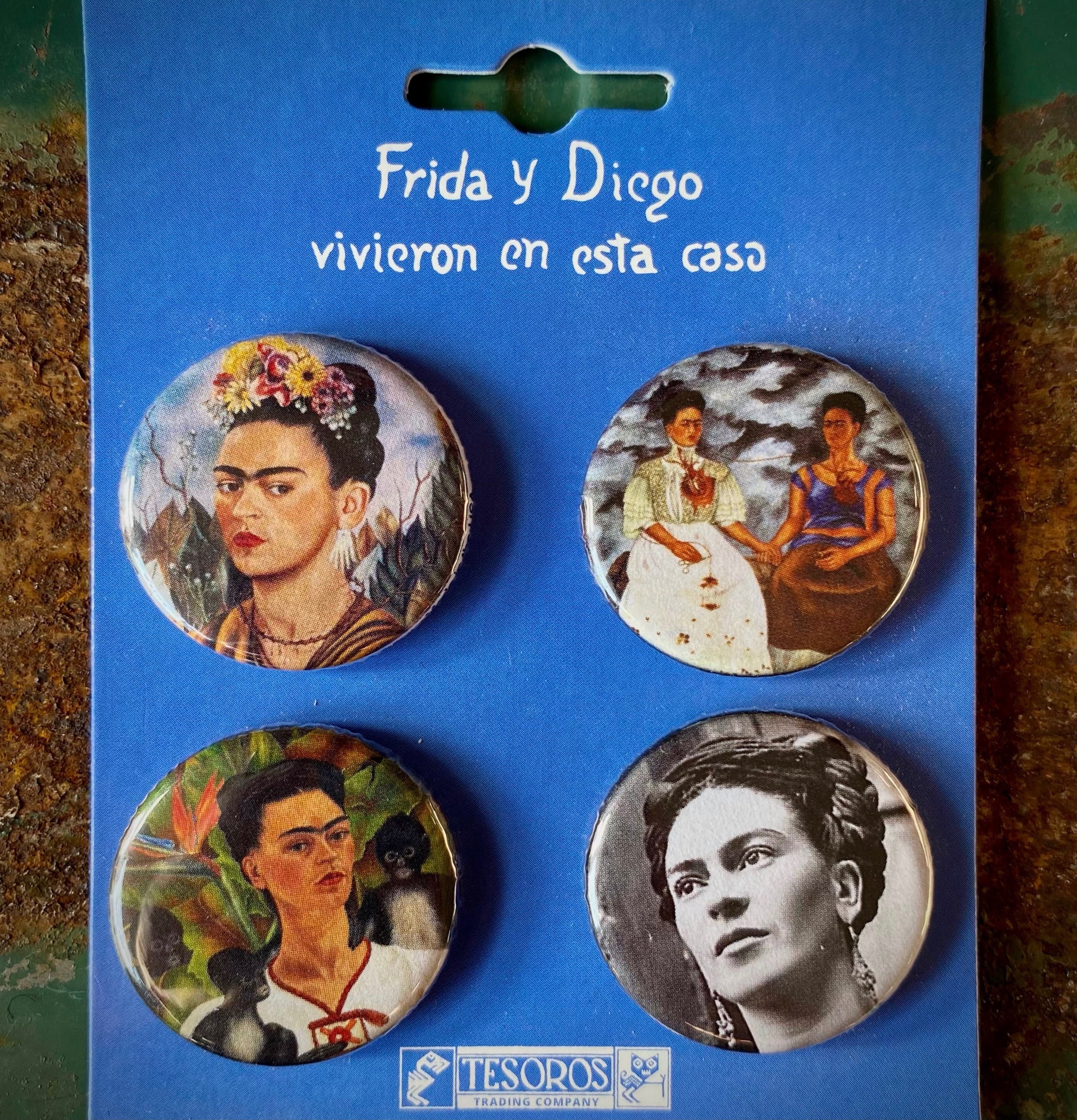 round frida buttons | fuel art and espresso